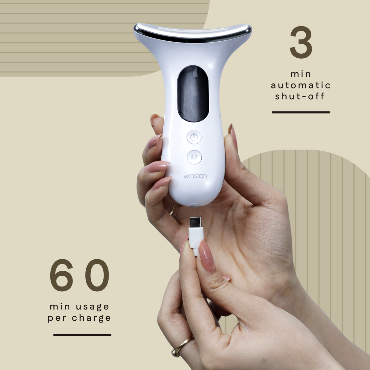 Skin Lift Device | 4 Skin Modes | 3 LED Light Therapy