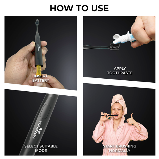 Sonic Electric Toothbrush- Powerful Cleaning & Whitening – Winston ...