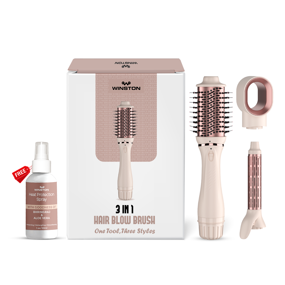 3 in 1 Hair Blow Brush – Winston Electronics