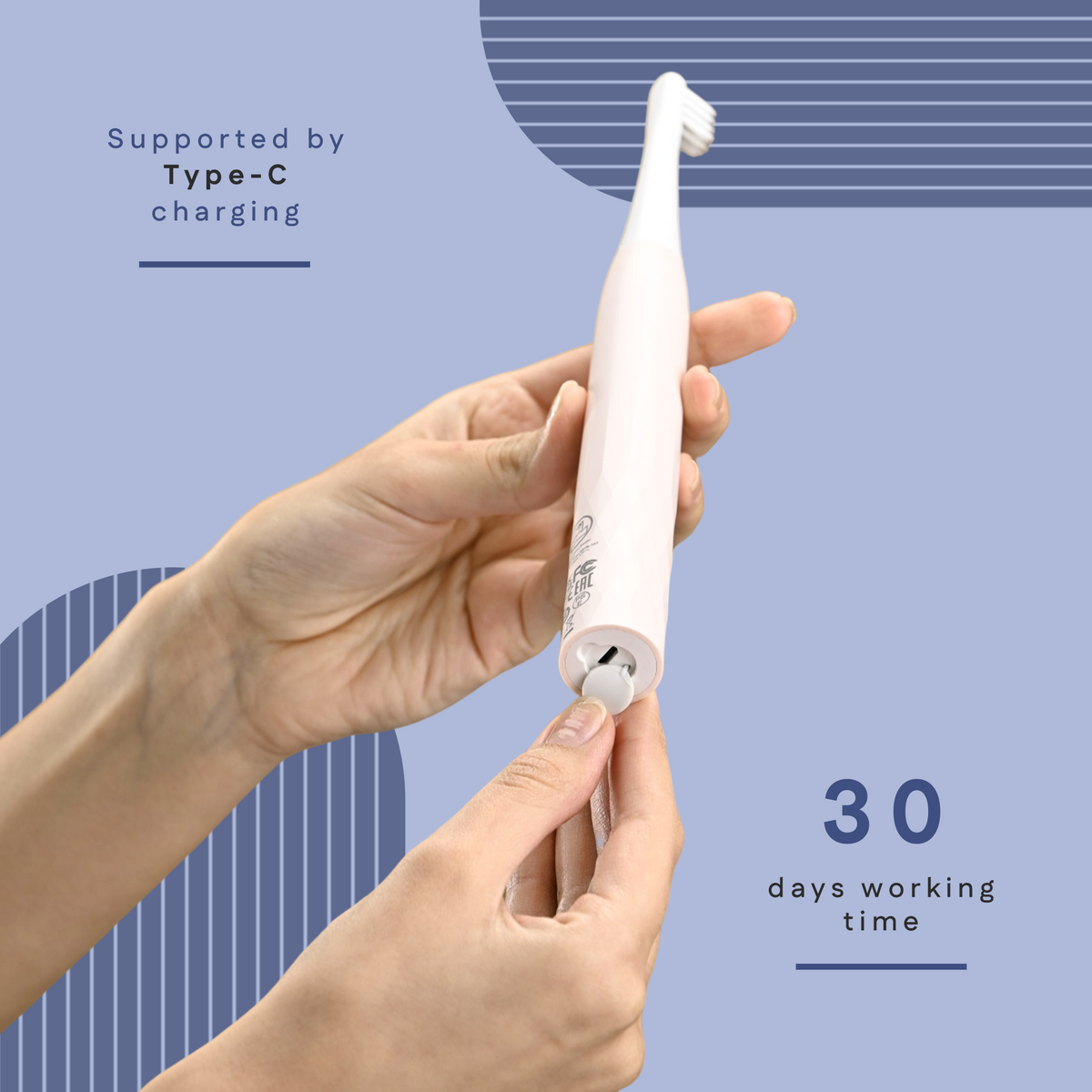 Super Sonic Electric Toothbrush | Rechargeable, 3 Cleaning Modes, IPX7 ...