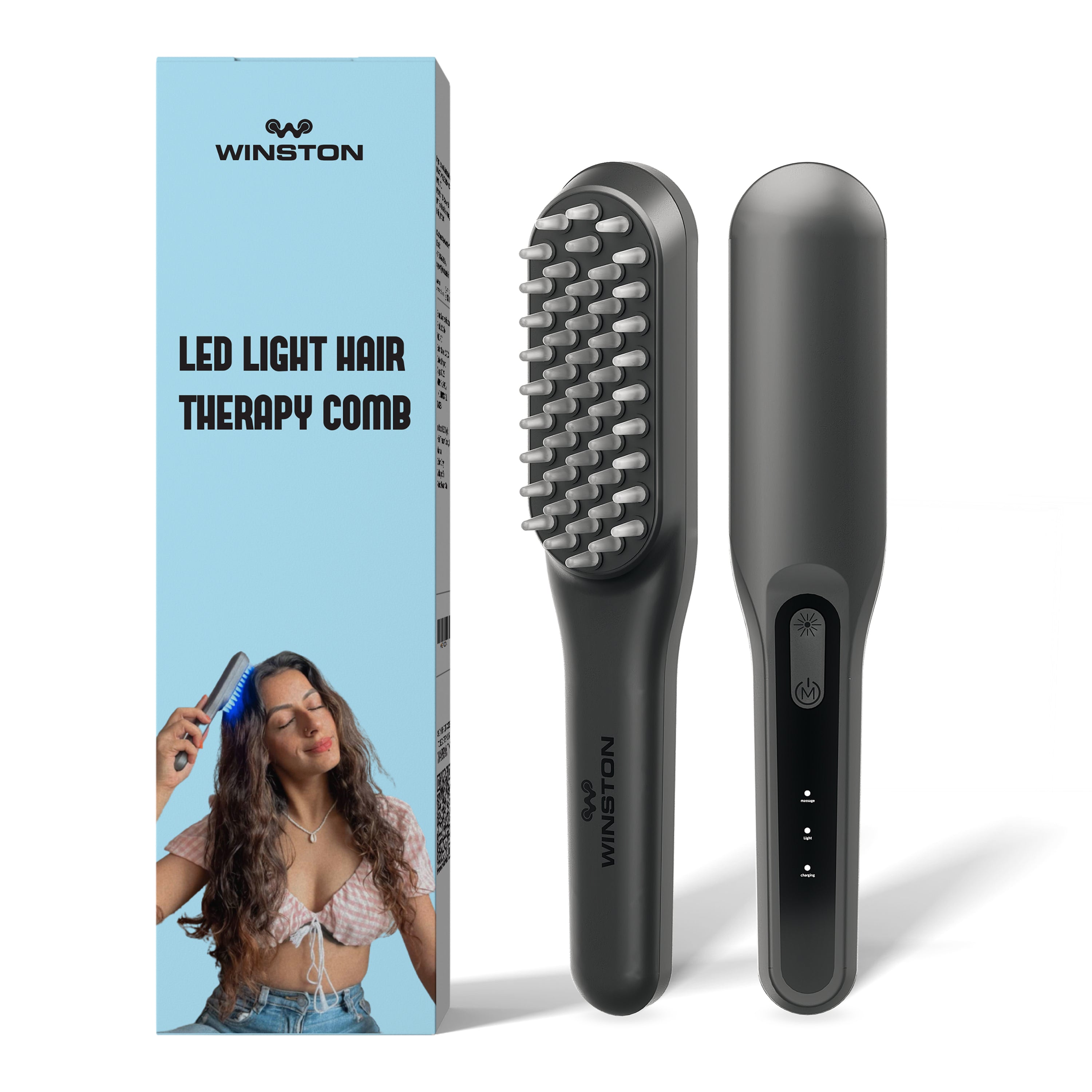 Buy WINSTON Led Comb & Head Massager Comb Online – Winston Electronics