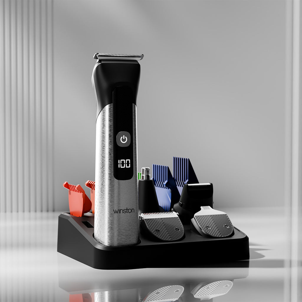 Groom Pro | 5-in-1 Metal Body Trimmer with Digital Display & EdgeSense