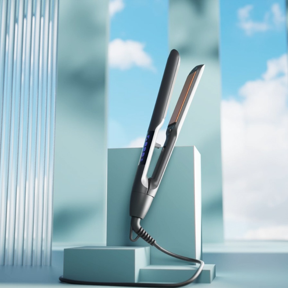 Corded Hair Straightener | Ceramic Titanium Plates for Frizz-Free Styling