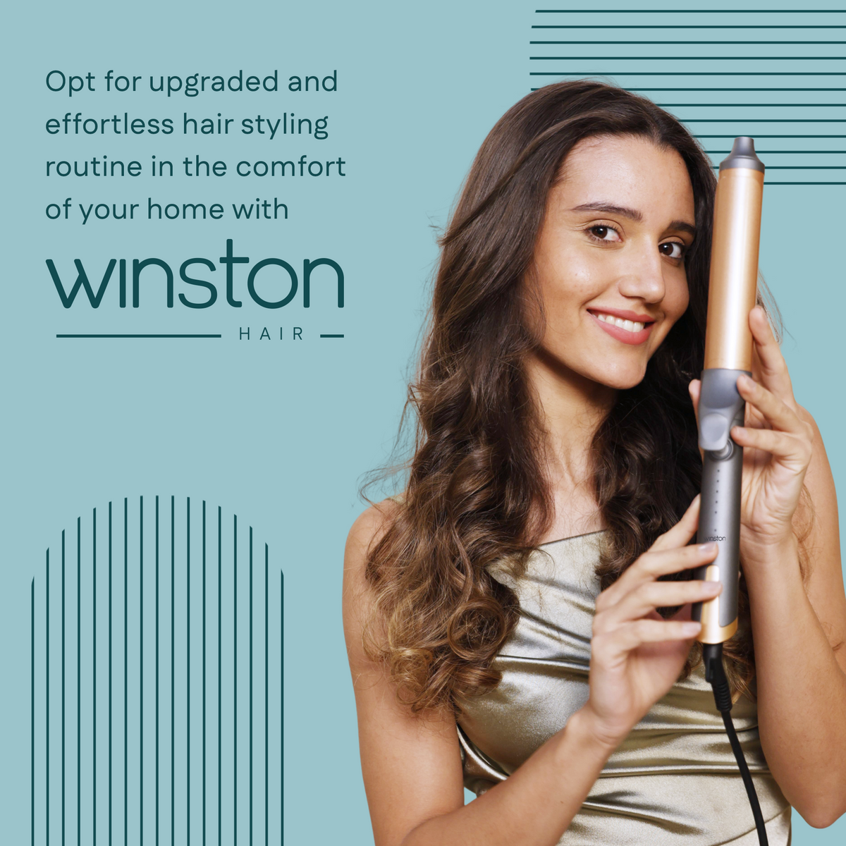 Hair Curling Tong | 25MM Ceramic Barrel for Long-Lasting Curls