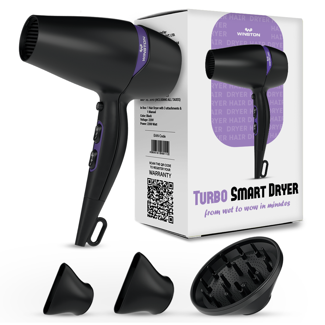 Turbo Smart Hair Dryer | Fast & Efficient Drying | Winston – Winston ...