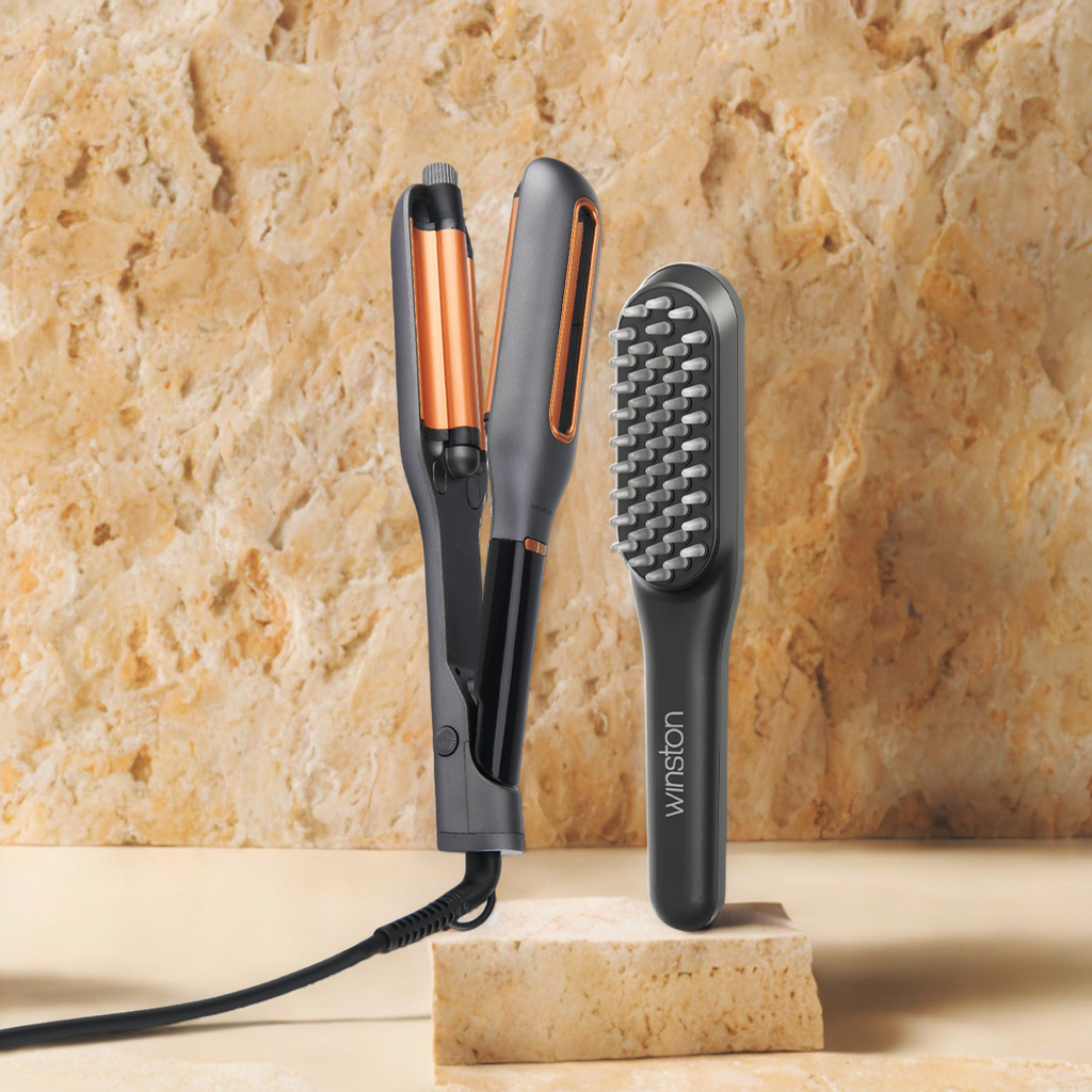 Hair Waver & LED Comb Combo